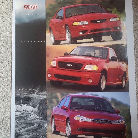 Ford | Art | 999 Ford Promo Poster Svt Mustang Cobra F15 Lightning ...